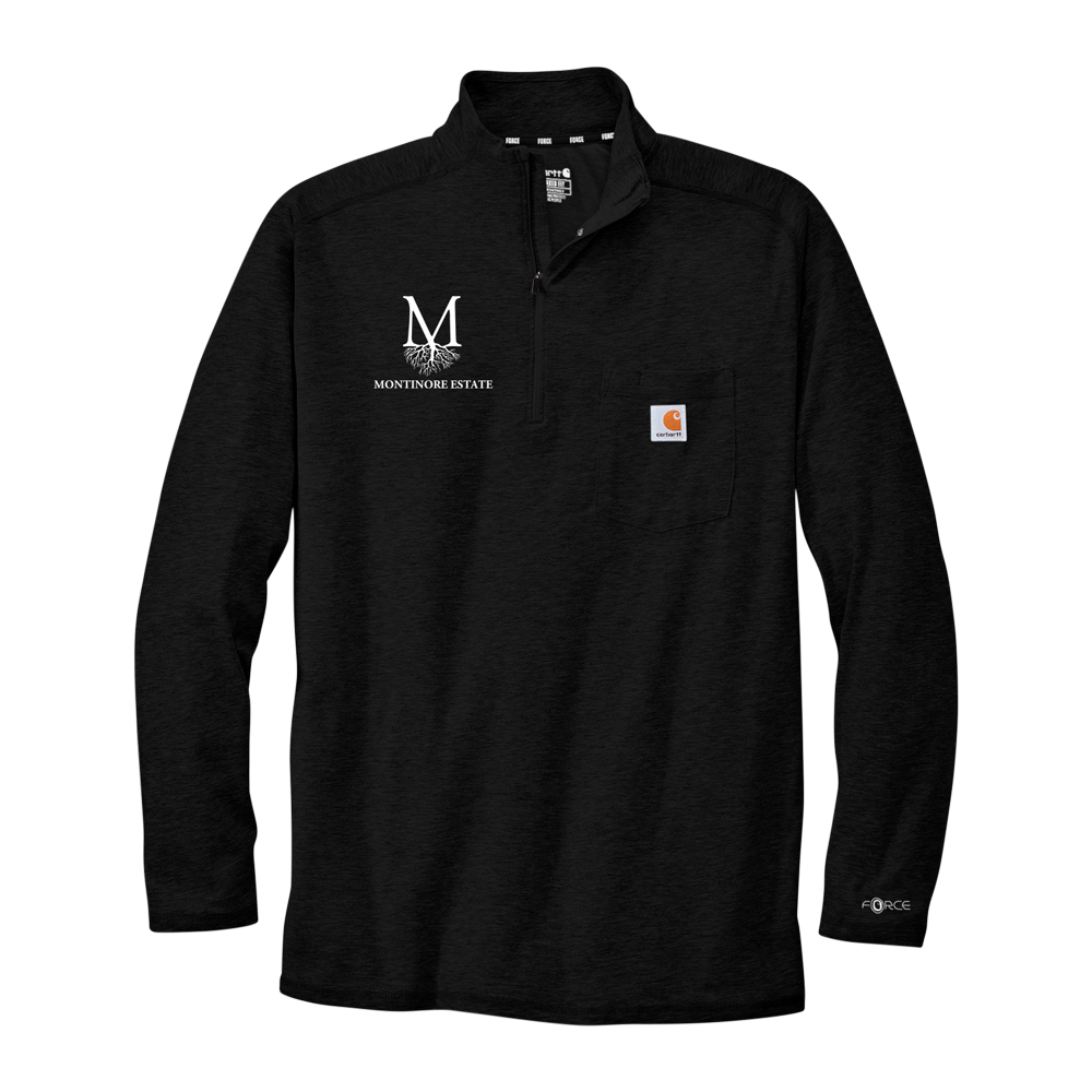 Wholesale Carhartt® 1/4-Zip Long Sleeve - Wine-n-Gear