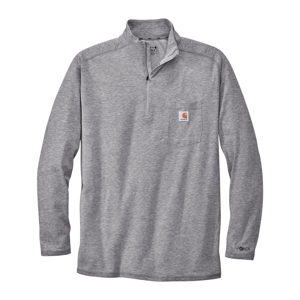 Wholesale Carhartt® 1/4-Zip Long Sleeve - Wine-n-Gear