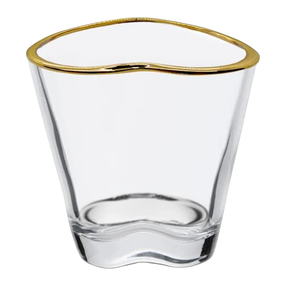 Wholesale Gold Rimmed Heart Shot Glass 2oz - Wine-n-Gear