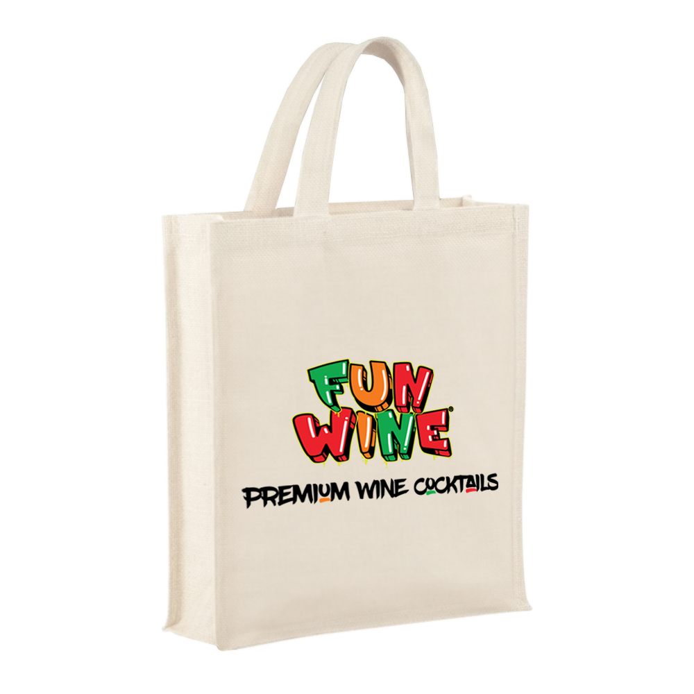 Wholesale 3-Bottle Cotton Tote - Wine-n-Gear