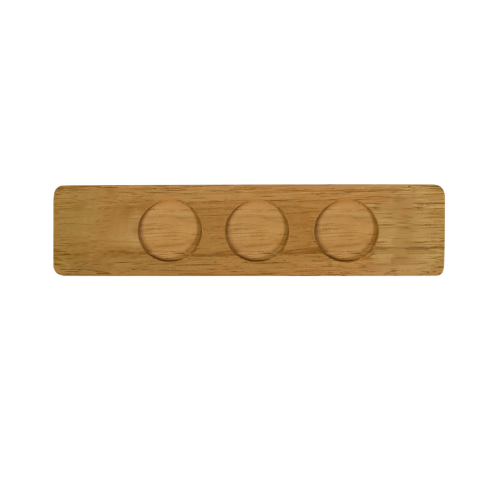 Wholesale 3-Ring Flight Tray - Wine-n-Gear