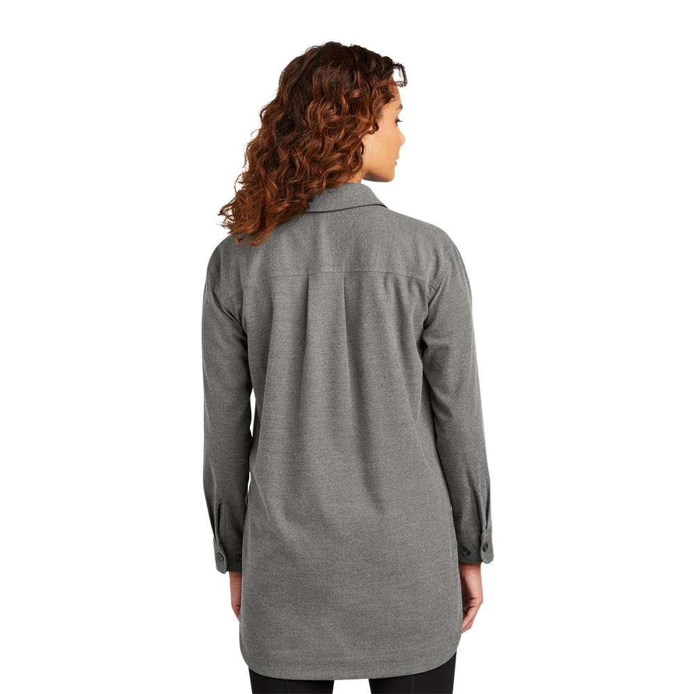 Wholesale Ladies Twill Overshirt - Wine-n-Gear