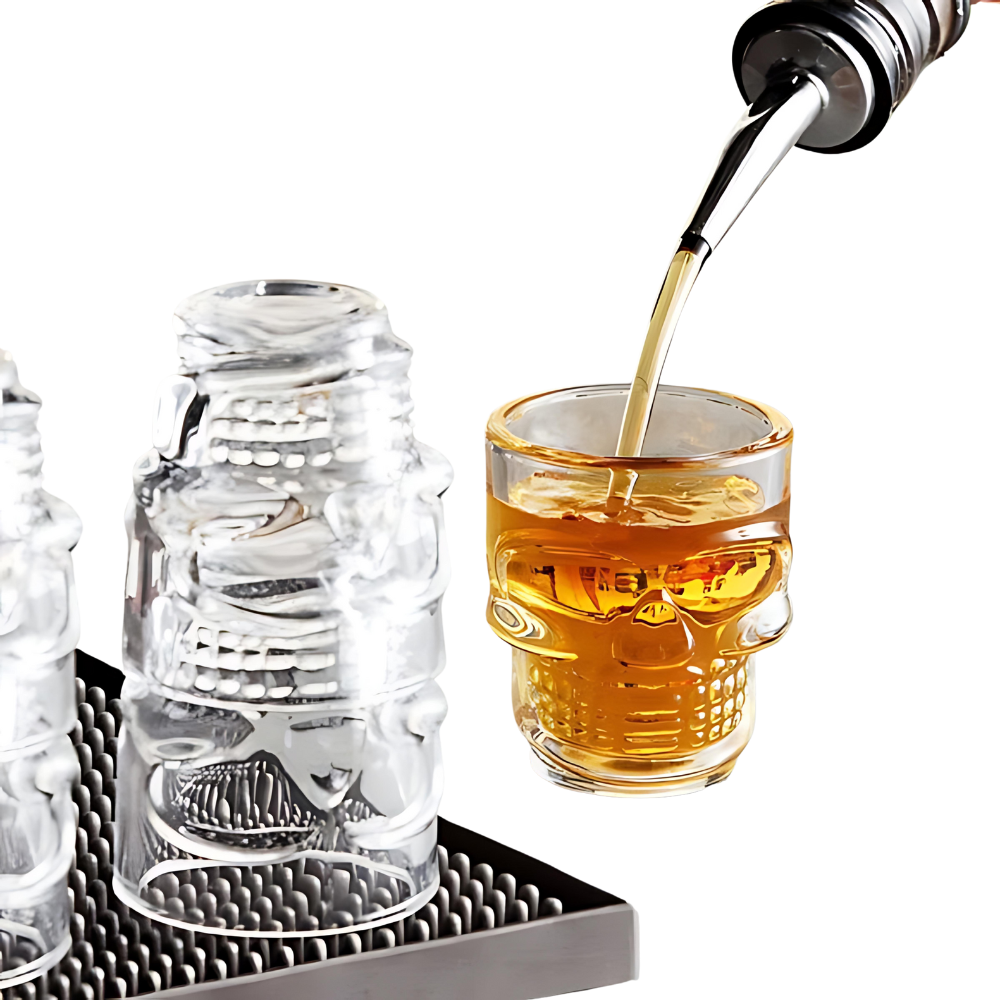 Wholesale 2oz Skull Shot Glass - Wine-n-Gear