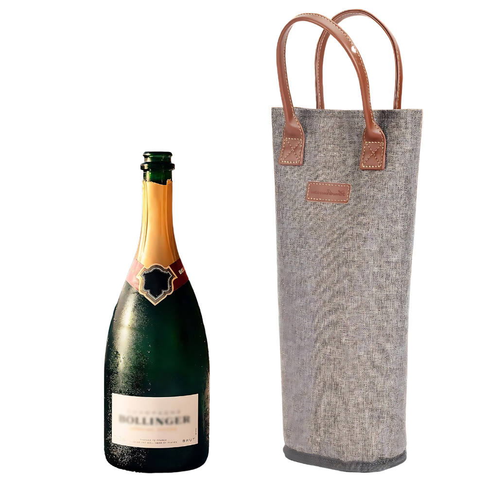 Wholesale 1-Bottle Insulated Tote Carrier - Wine-n-Gear