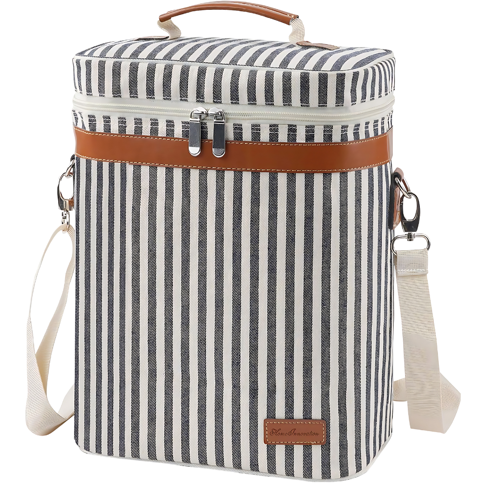 Wholesale 6-Bottle Insulated Tote Carrier - Wine-n-Gear