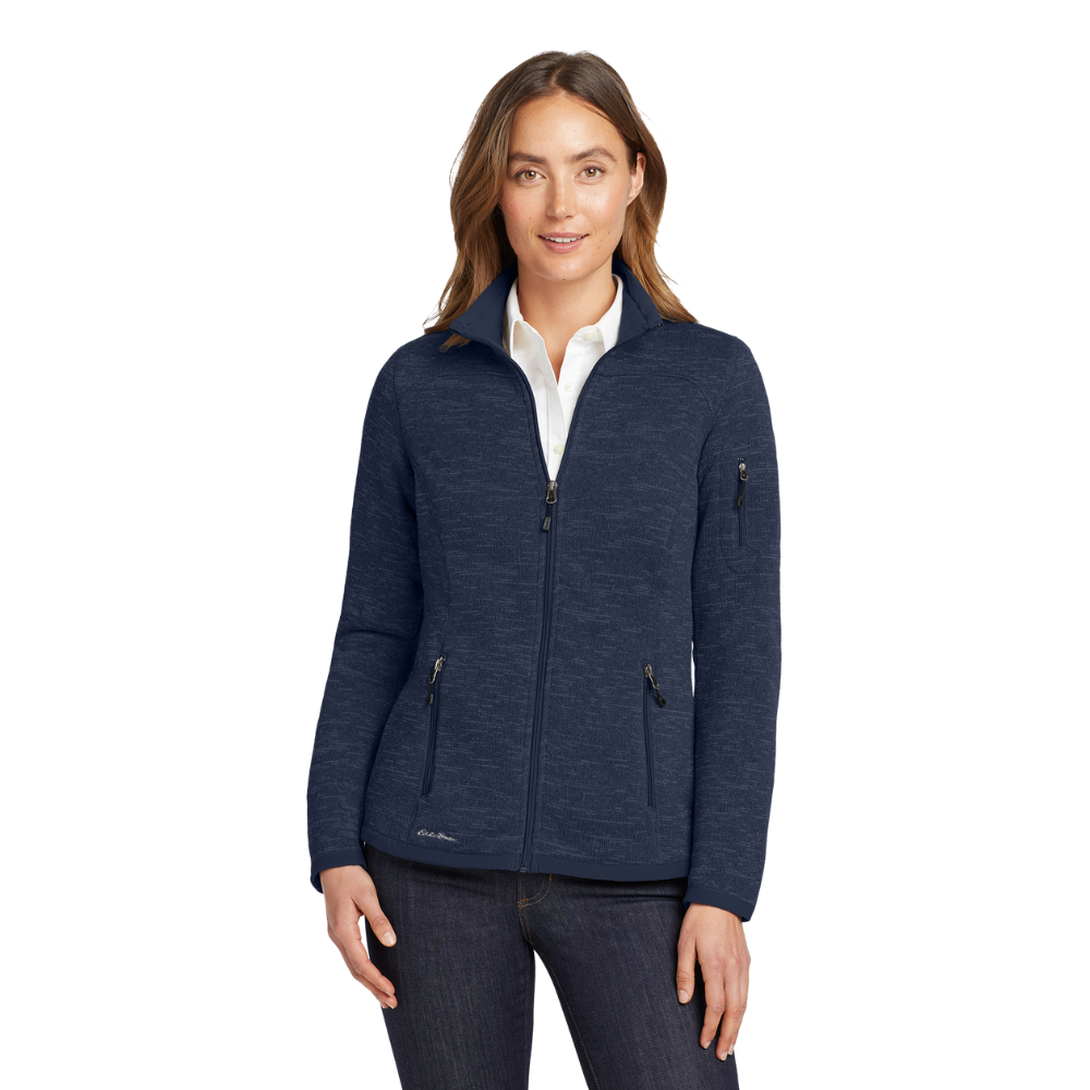 Wholesale Eddie Bauer ® Women's Sweater Fleece Full-Zip - Wine-n-Gear