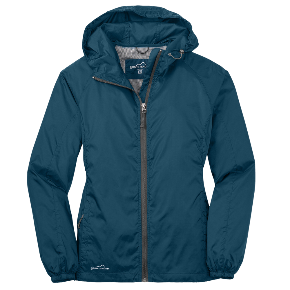 Wholesale Eddie Bauer® Women's Packable Wind Jacket - Wine-n-Gear