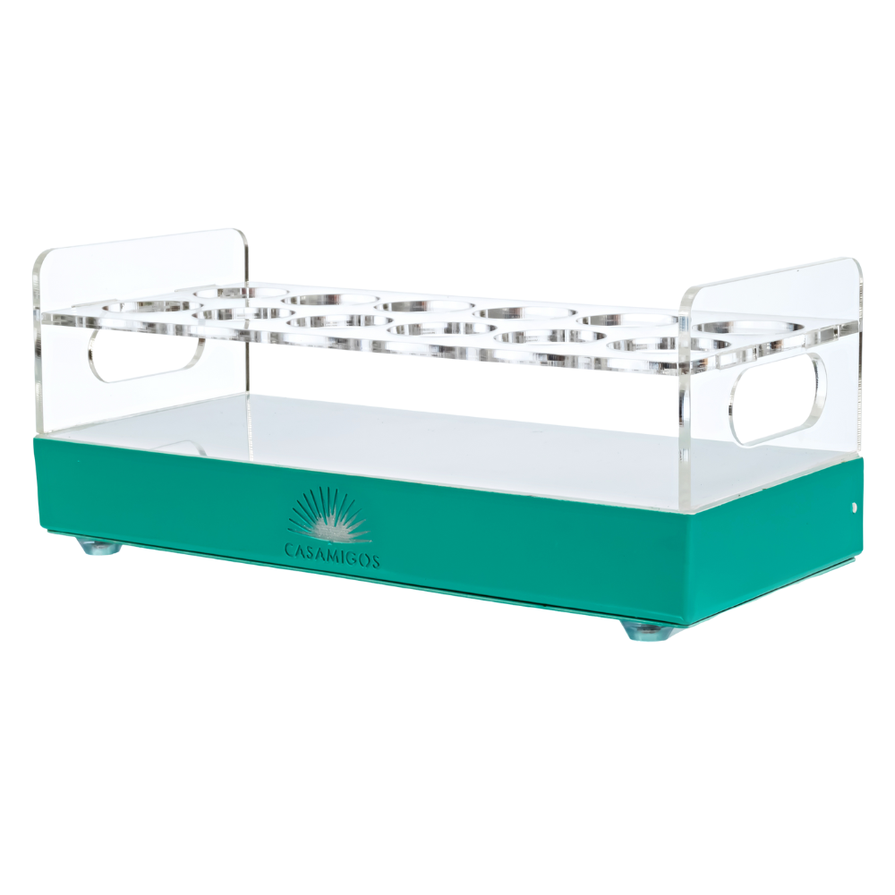 Wholesale Rectangular Metal Shot Tray - Wine-n-Gear