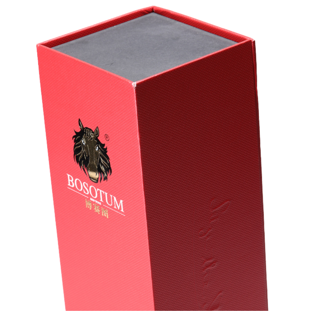Wholesale 1-Bottle Magnetic Book Wine Box - Wine-n-Gear