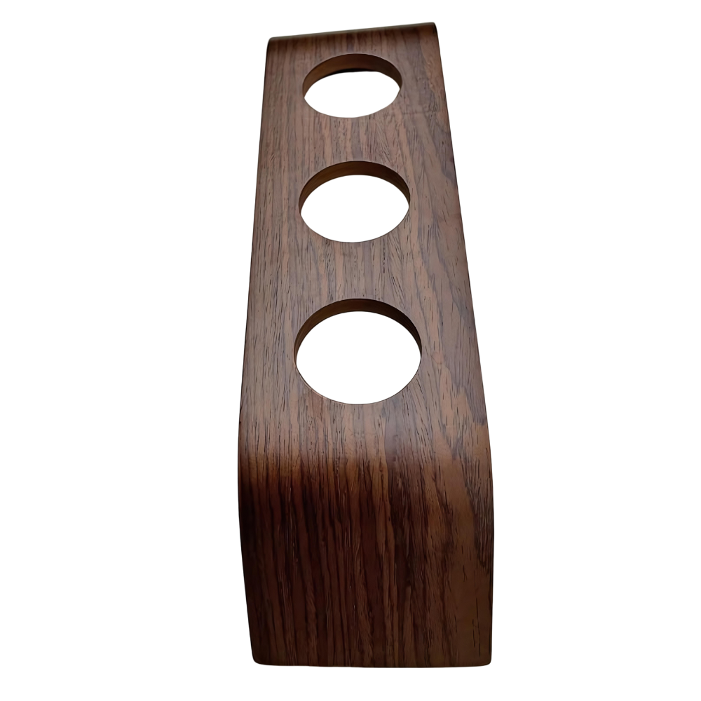 Wholesale 3-Ring Wooden Flight Tray - Wine-n-Gear