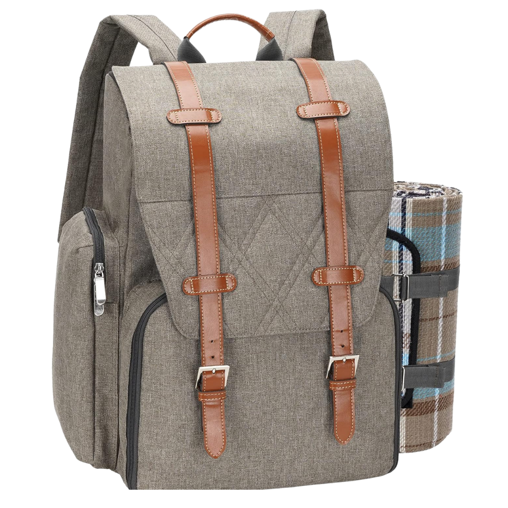 Wholesale 4-Person Cooler Picnic Backpack - Wine-n-Gear