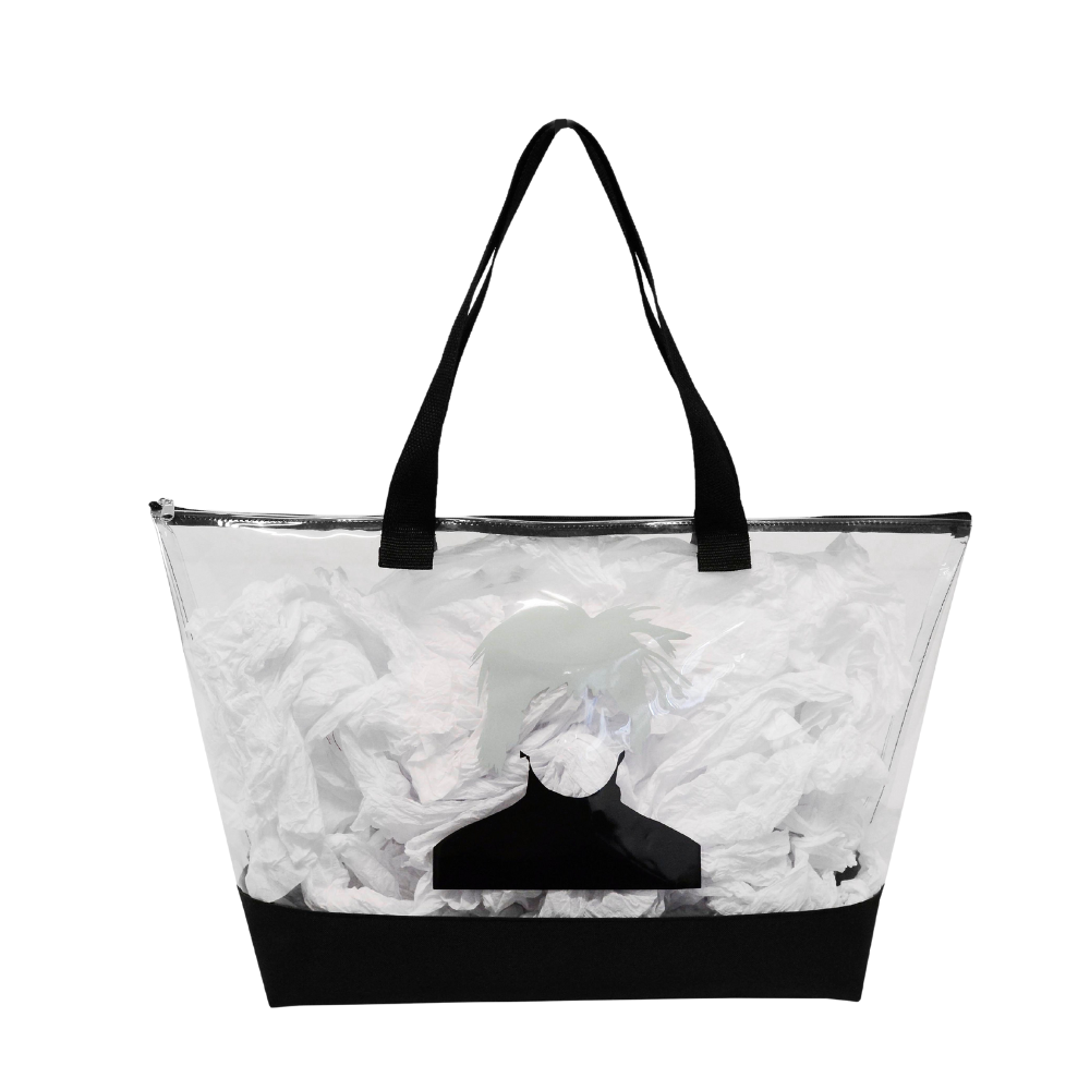 Wholesale Clear Vinyl Tote - Wine-n-Gear