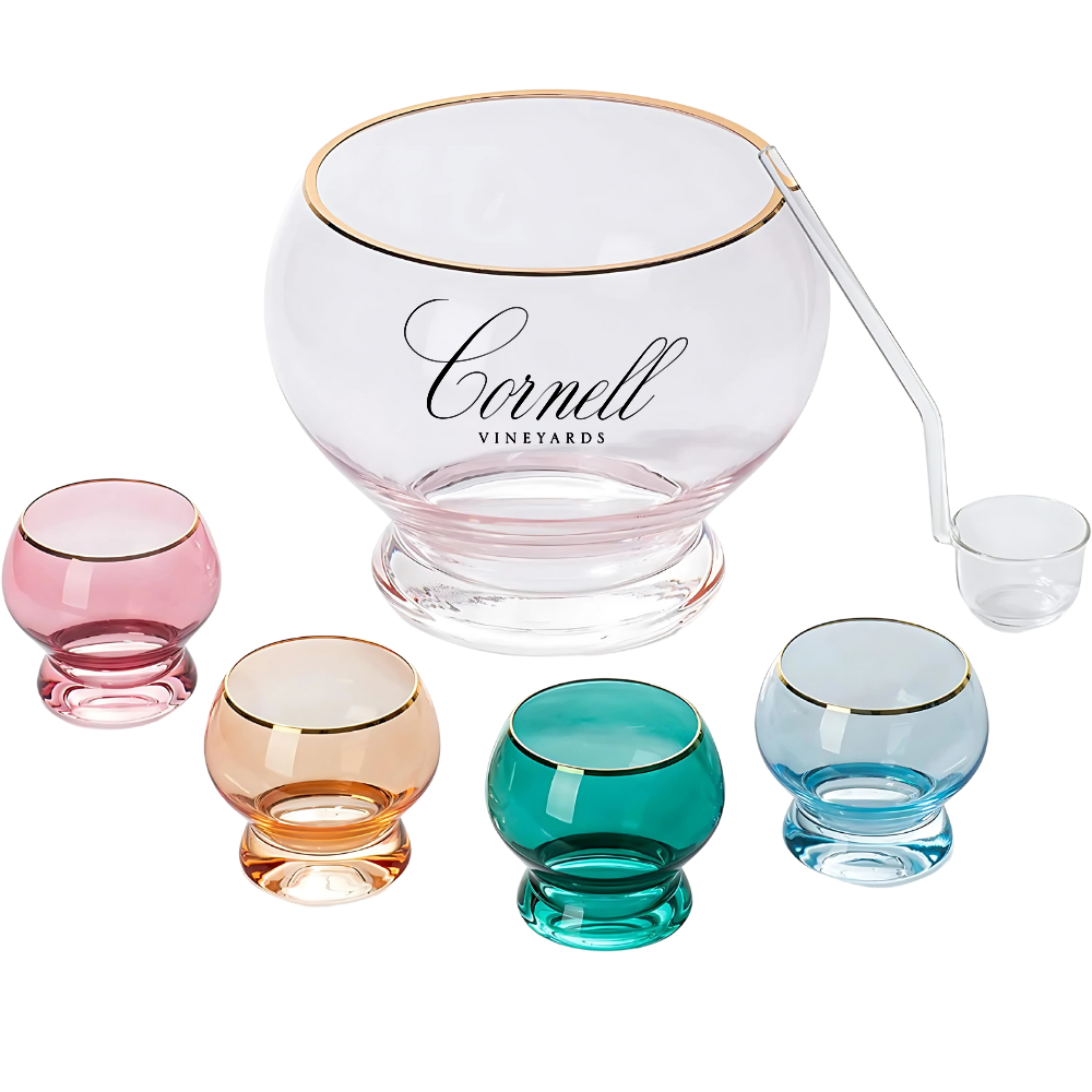 Wholesale Colorful Punch Bowl Set 1.7Gal - Wine-n-Gear