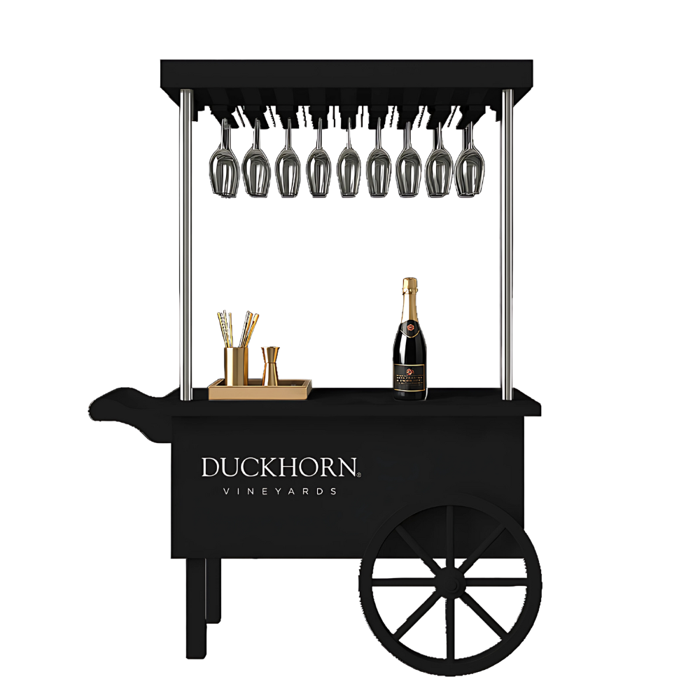 Wholesale Wheeled Champagne Cart - Wine-n-Gear