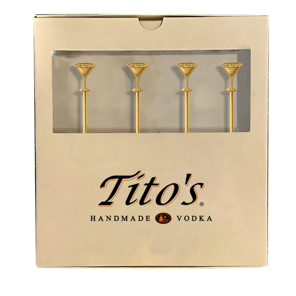Wholesale 4-Pack Molded Swizzle Sticks with Box - Wine-n-Gear