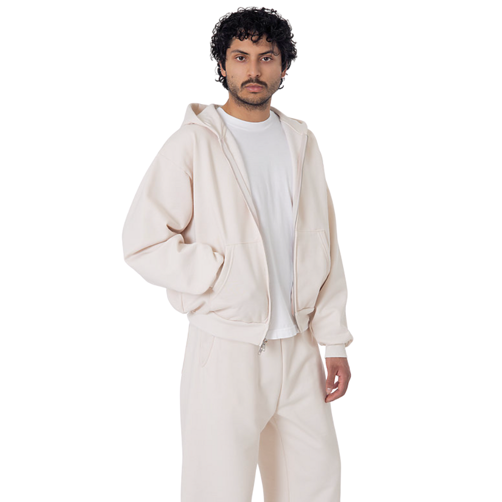 Wholesale Mid-Weight Crop Zip Hoodie - Wine-n-Gear