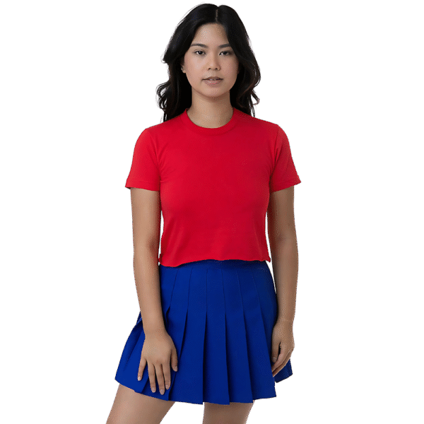 Wholesale Fine Jersey Crop Top - Wine-n-Gear