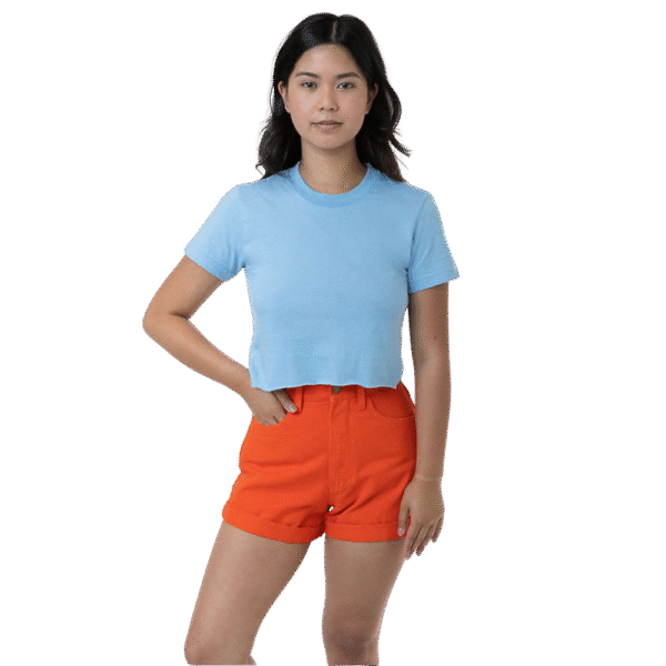 Wholesale Fine Jersey Crop Top - Wine-n-Gear