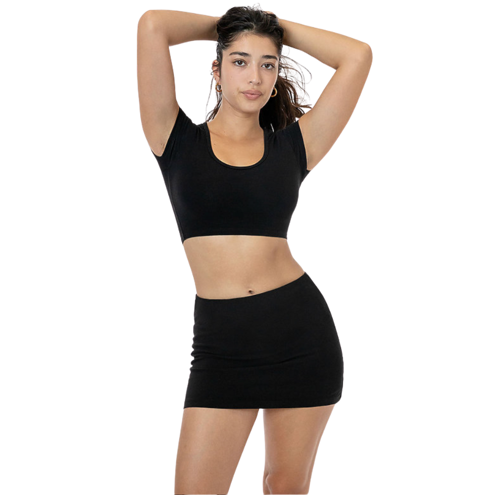 Wholesale GD Micro Crop Tee - Wine-n-Gear