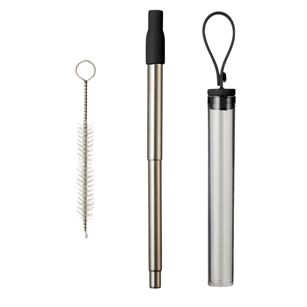 Wholesale Retractable Metal Straw - Wine-n-Gear