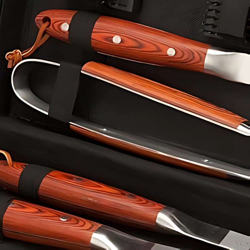 Wholesale 10-Piece Premium Grilling Set - Wine-n-Gear