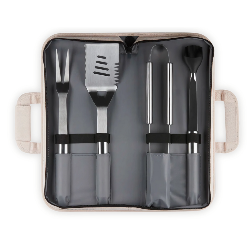 Wholesale 5-Piece Steel Grilling Tools Set - Wine-n-Gear