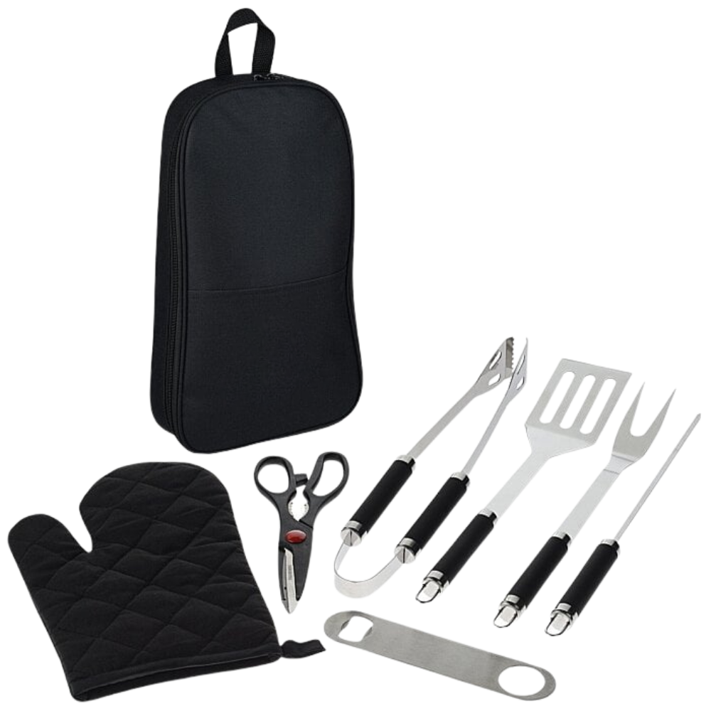 Wholesale 7-Piece BBQ Case Set - Wine-n-Gear