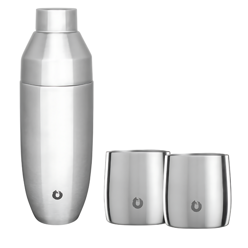 Wholesale Snowfox Shaker and Rocks Set - Wine-n-Gear