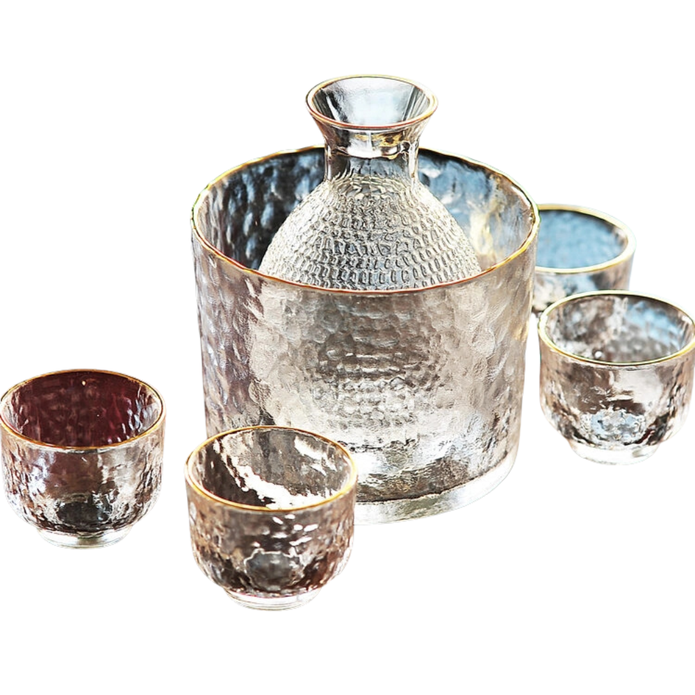 Wholesale Textured Japanese Sake Set - Wine-n-Gear