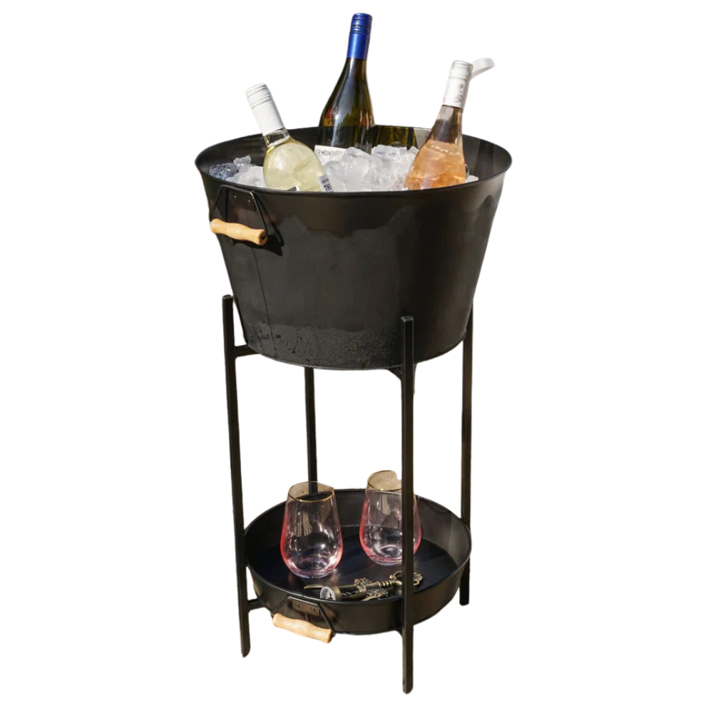 Wholesale Beverage Tub with Stand & Tray - Wine-n-Gear
