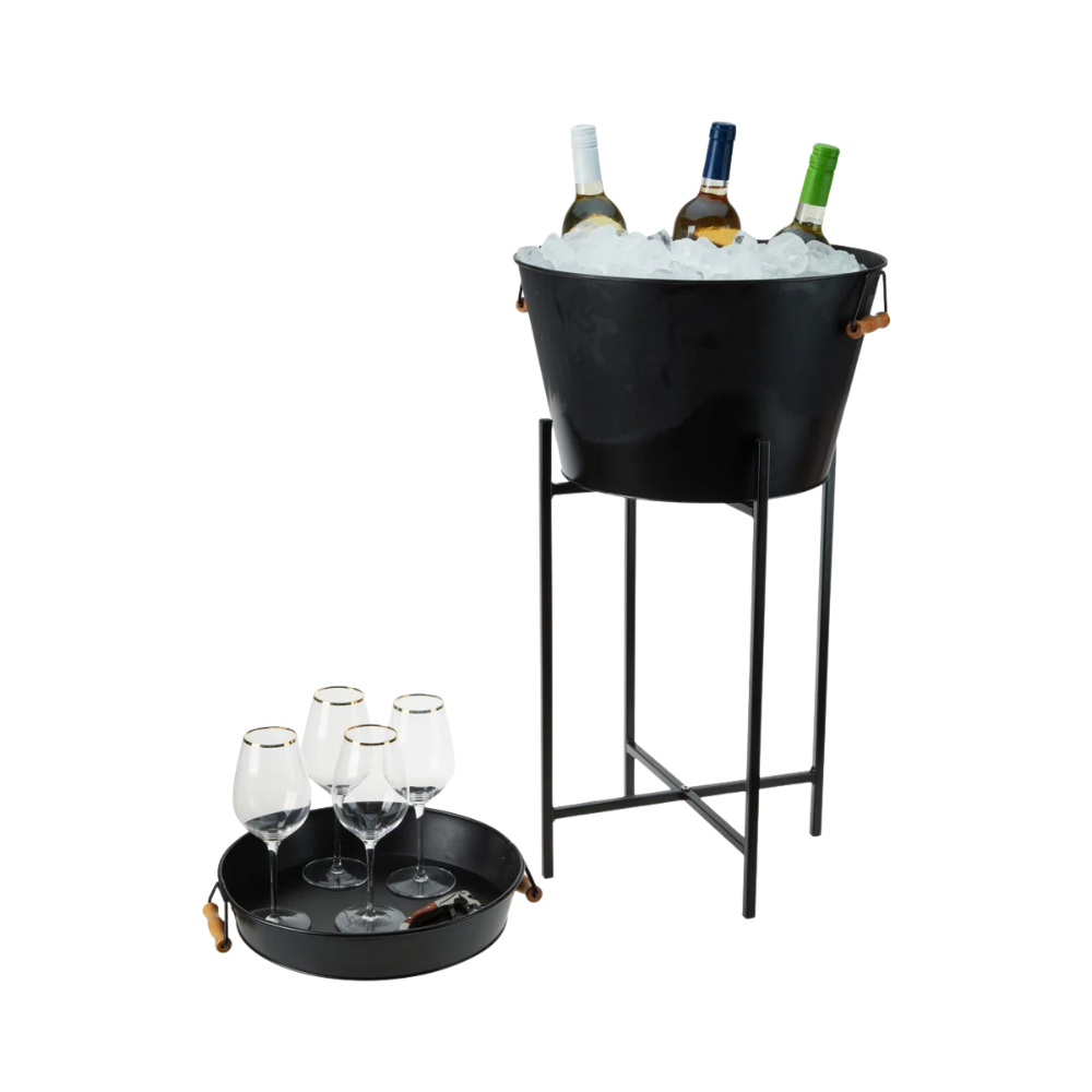 Wholesale Beverage Tub with Stand & Tray - Wine-n-Gear
