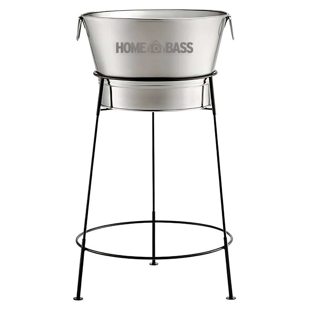 Wholesale Round Steel Tub with Stand - Wine-n-Gear