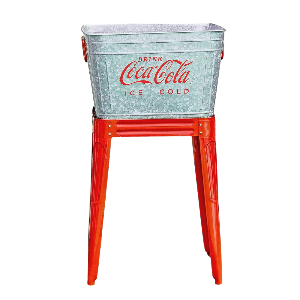 Wholesale Retro Beverage Tub with Stand - Wine-n-Gear